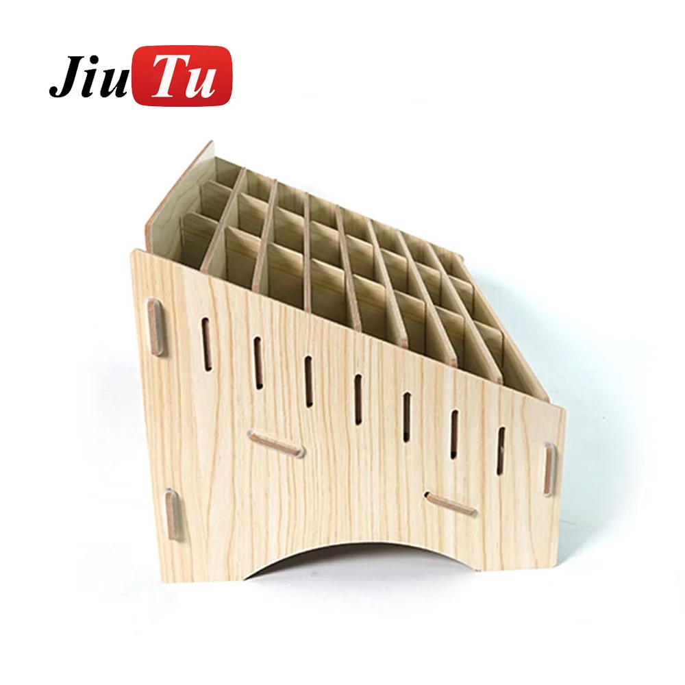 Wooden-Mobile-Phone-Management-Storage-Box-Creative-Desktop-Office ...