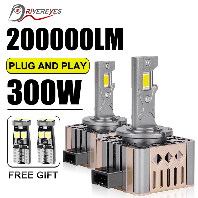 300W-200000LM-D1S-D3S-Led-D2S-D4S-D8S-LED-Canbus-Headlights-Bulbs-HID ...