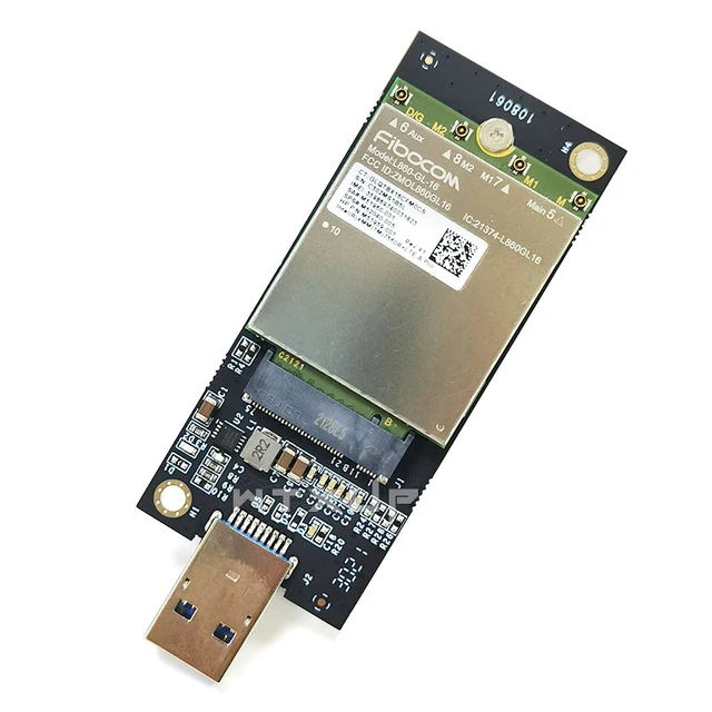 Fibocom L860-GL-16 LTE CAT16 module 4G 5G wwan card GPS 1Gbps with USB ...
