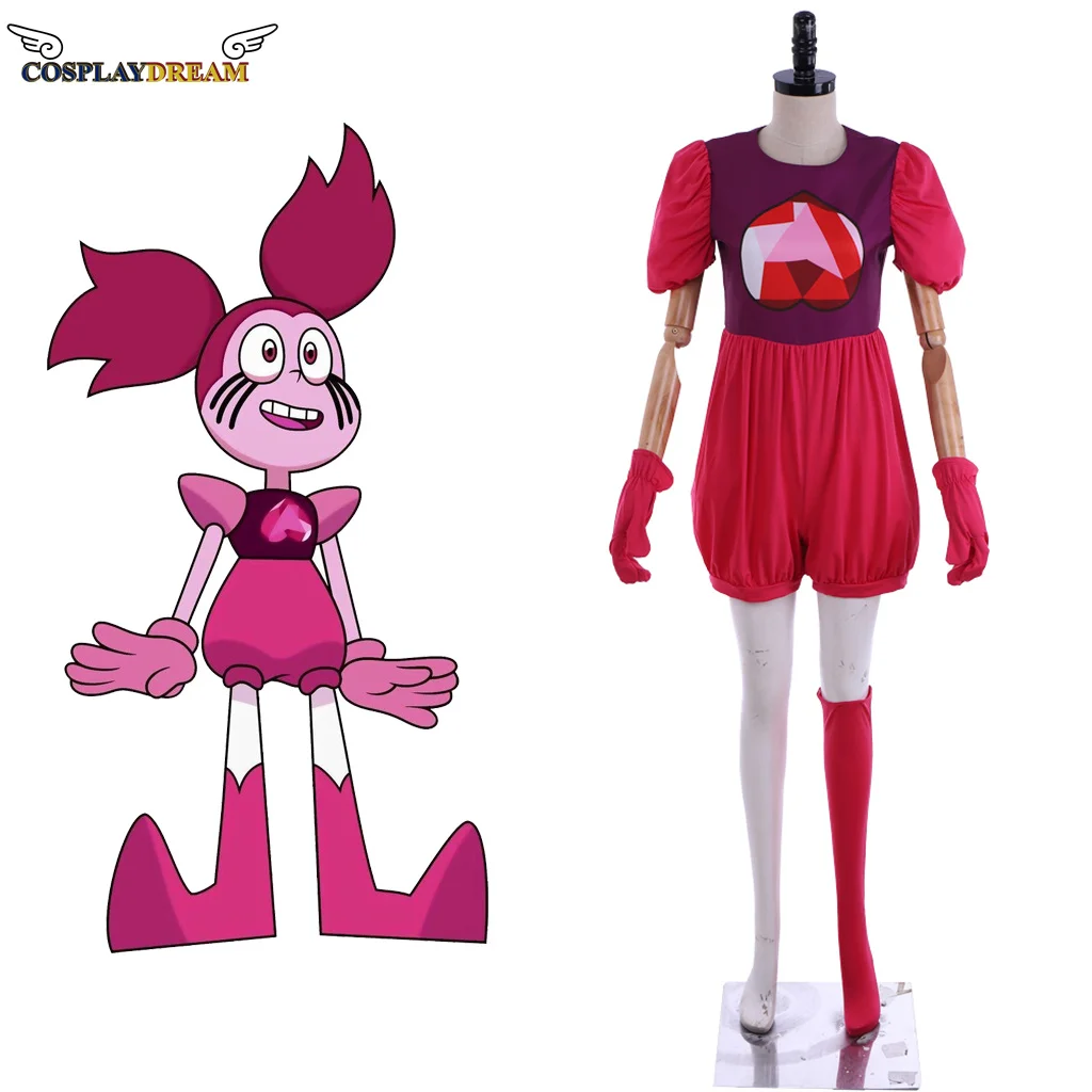 Anime-Steven-Universe-Spinel-Gem-Cosplay-Costume-Girls-Women-Red-Purple ...