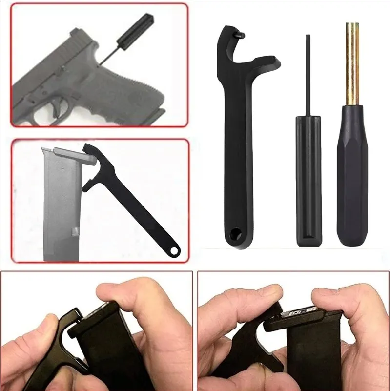 1-2-3Pcs-Set-Glock-Magnetic-Plate-Disassembly-Removal-Front-Sight-Mount ...