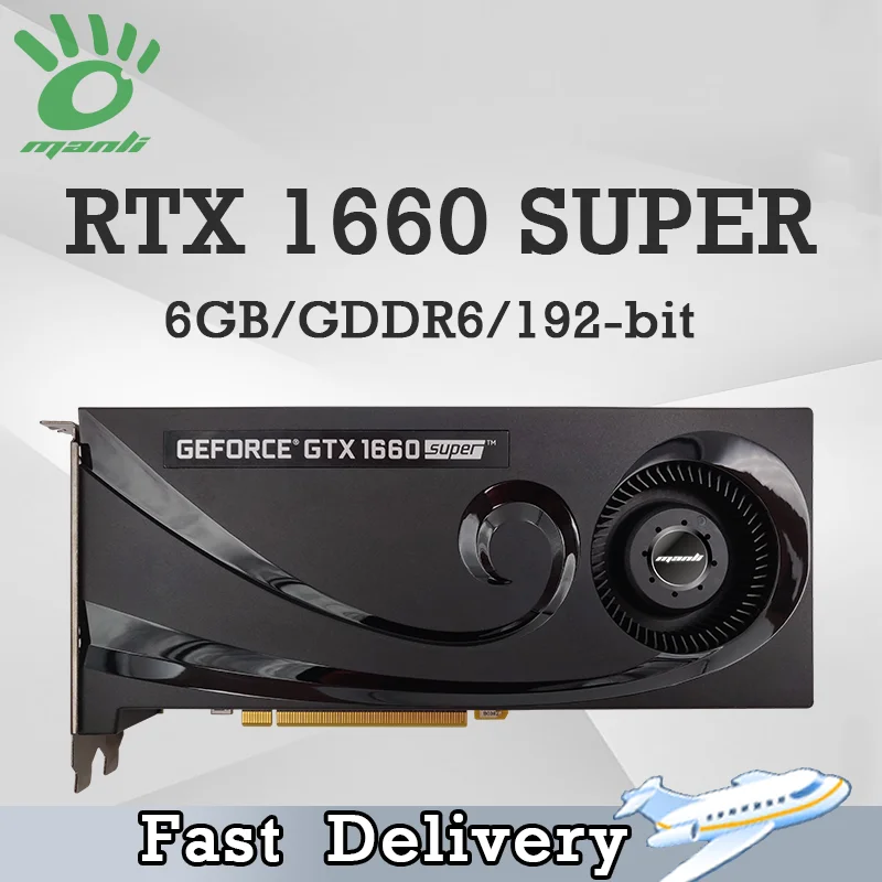 Manli New Geforce Gtx 1660 Super Gallardo 6gb Gallardo Graphics Gpu ...