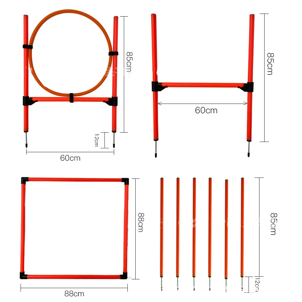 Pet-Obstacle-Training-Jumping-Circle-Dog-Agility-Training-Jumping-Pole ...