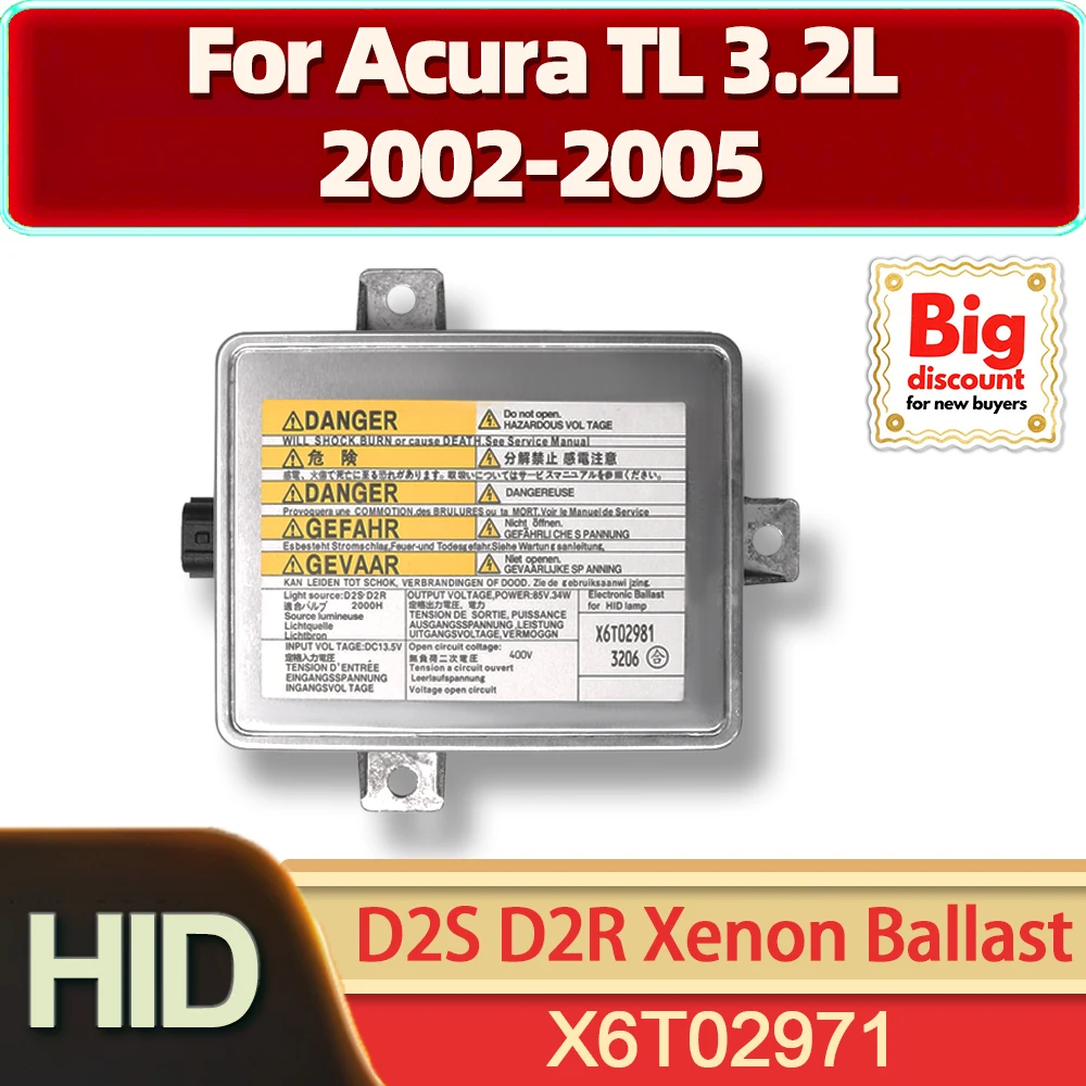 34W HID Xenon Headlight Ballast Control Unit Module OEM X6T02971 Xenon ...