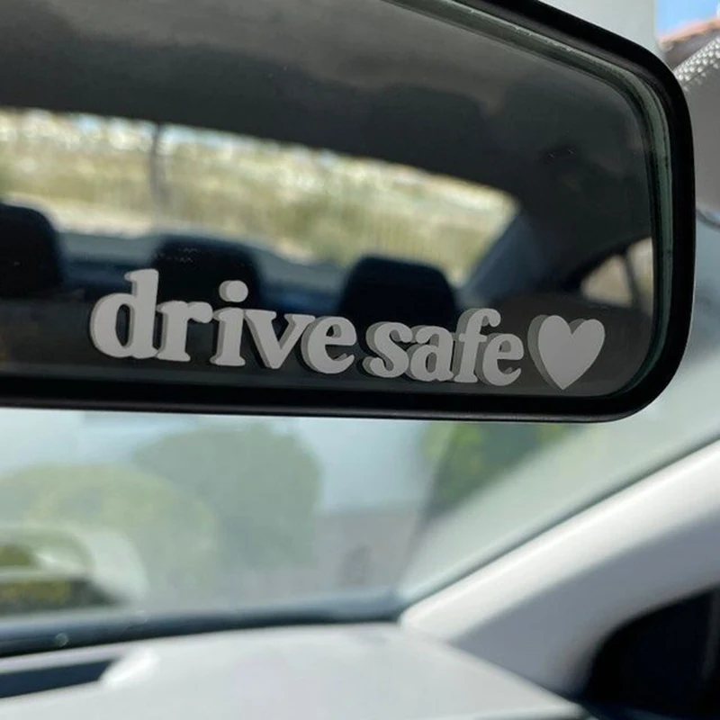 Drive Safe Tips Car Stickers, Mirrors Decorative Waterproof Vinyl ...