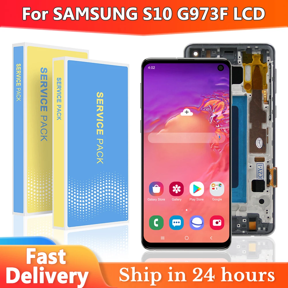TFT Quality For Samsung S10 SM-G973F SM-G973U SM-G973W LCD Display ...