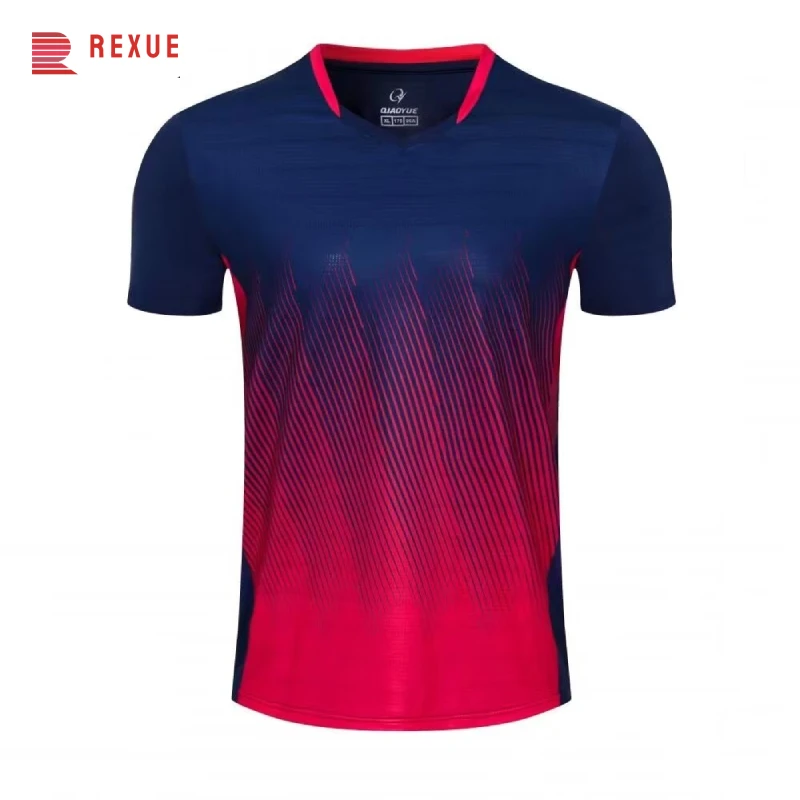 Badminton-Shirt-2024-Brand-New-Unisex-Short-Sleeve-Table-Tennis-Ping ...