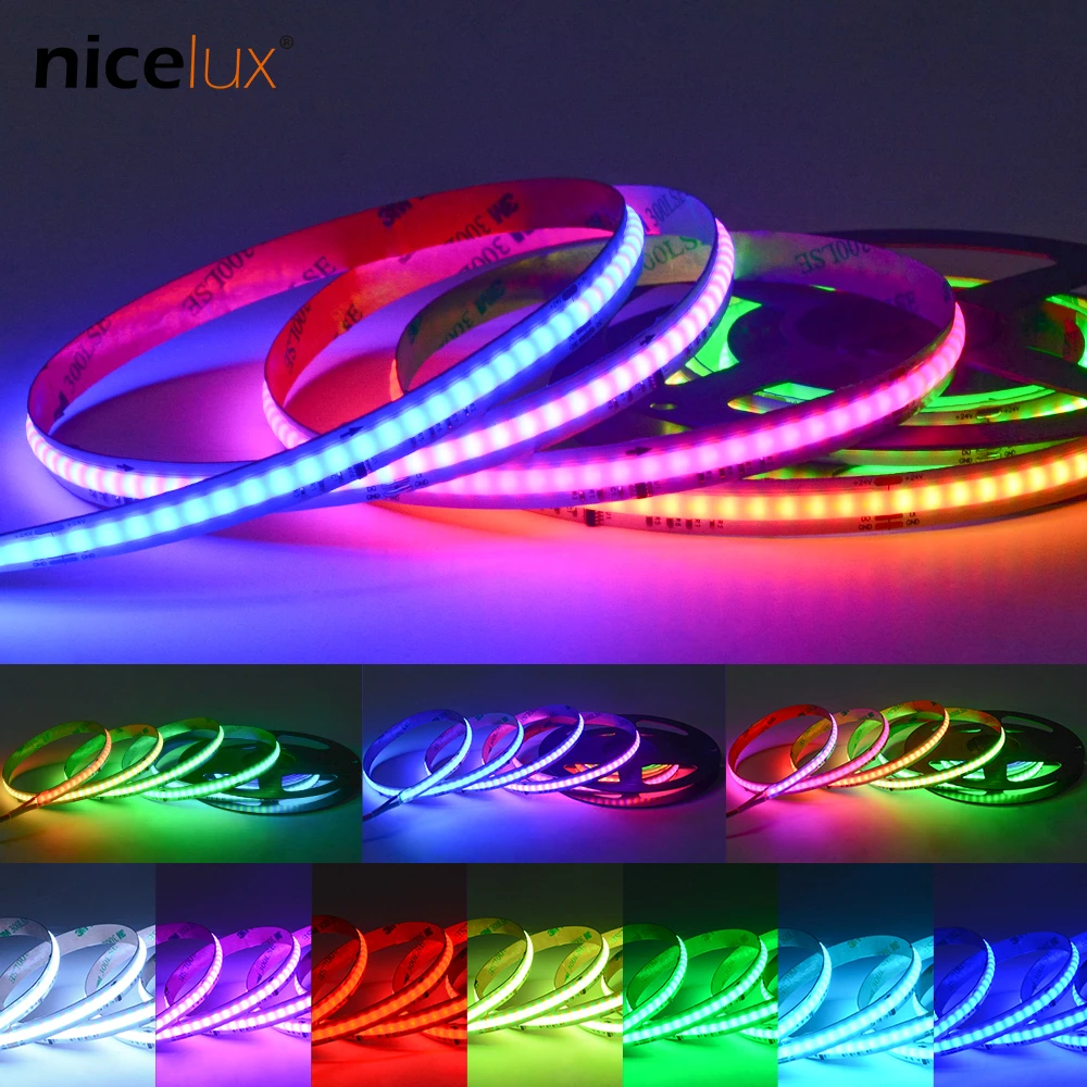 1M/2M /3M LED Strip Lights RGB 24V RGB 630LED/s Symphony Lights LED ...