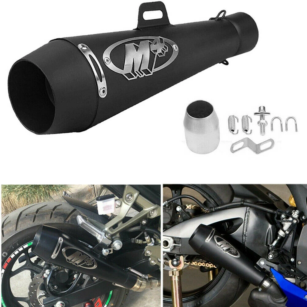 Motorcycle Exhaust Muffler Pipe DB Killer Slip On M4 Large Displacement ...