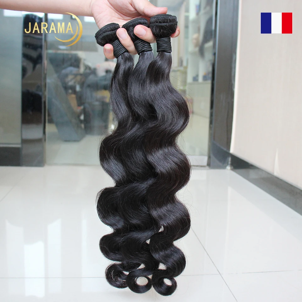 Human Hair Bundles Body Wave Extensions 3/4 Bundles (18 20 22 inches ...