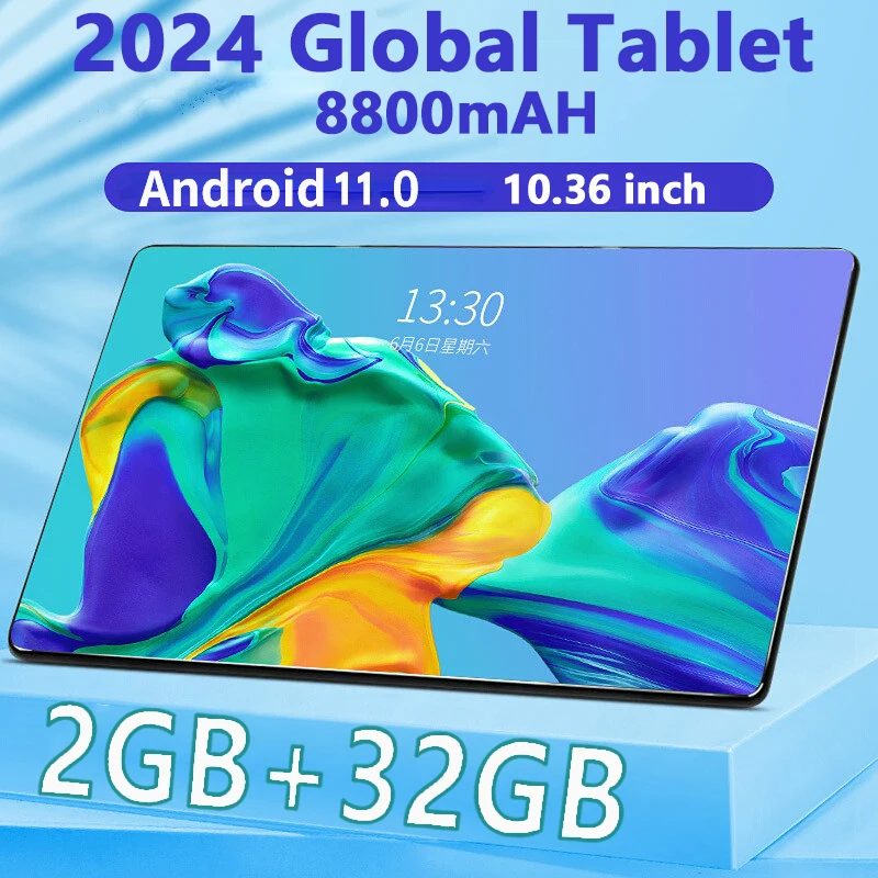 2024 versão global nova pro 14 tablet android rede 10.36 polegada 8 ...