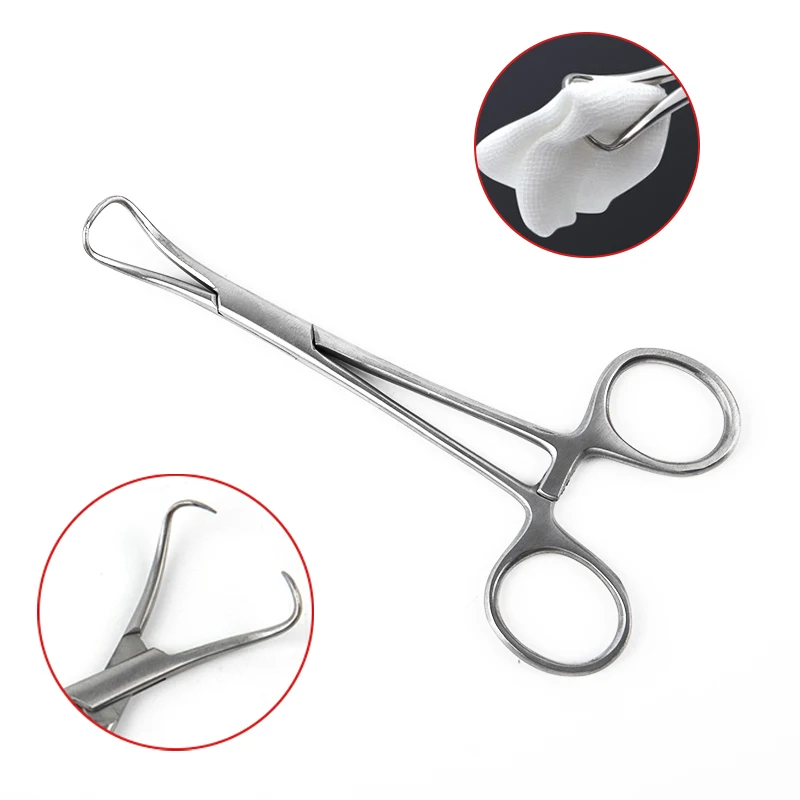 14cm-Stainless-Steel-Surgical-Cloth-Towel-Clamp-Forceps-Orthopedics ...