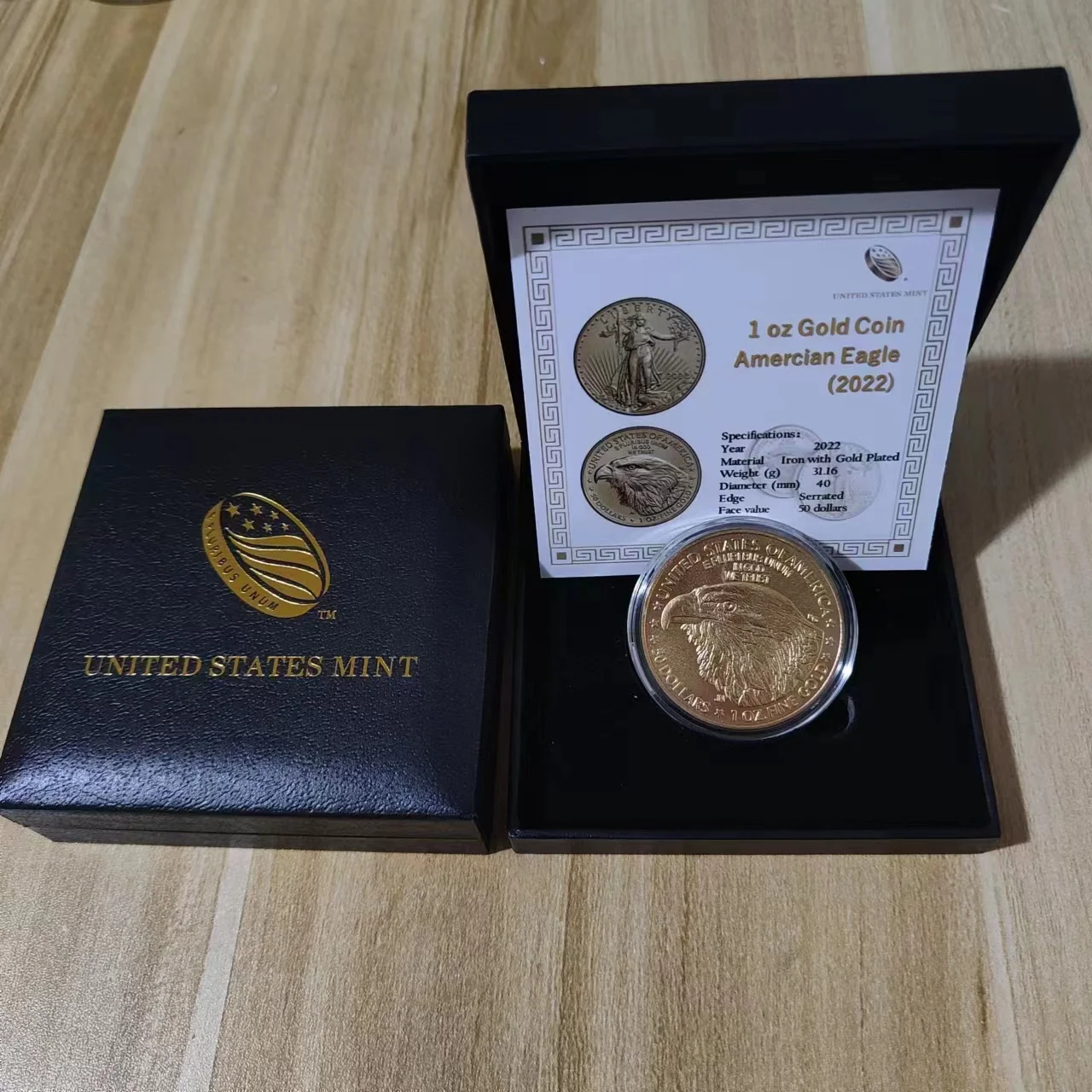 Gold Coin Gift Box