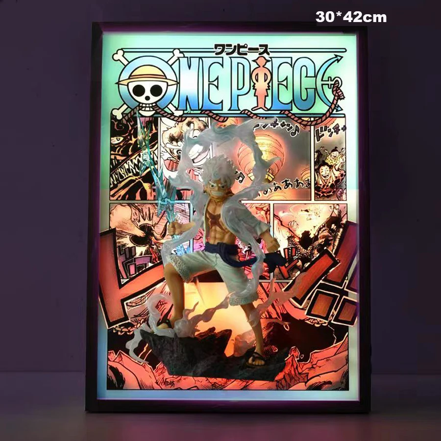 Light Up Vegeta! 3D Anime Figure Light Box With Metal Frame ...