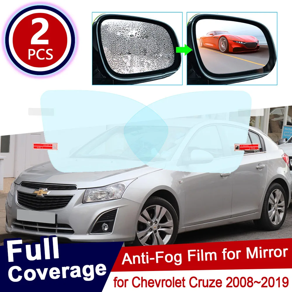 for Chevrolet Cruze 2008~2019 Full Cover Anti Fog Rearview Mirror ...