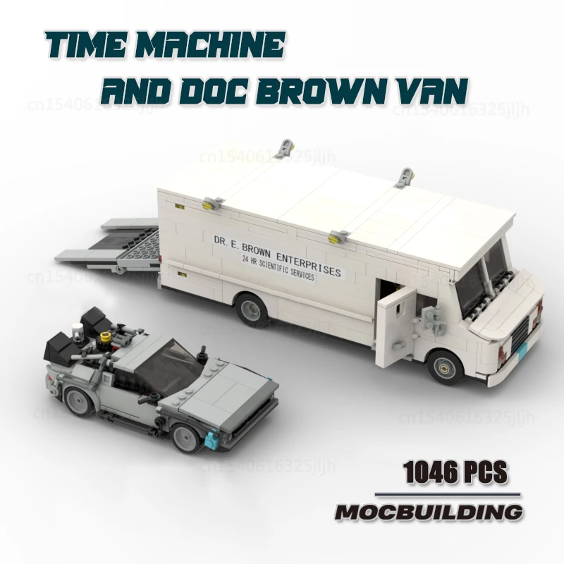 Time Machine Back Future | Lego Back Future Time Machine | Build Moc ...