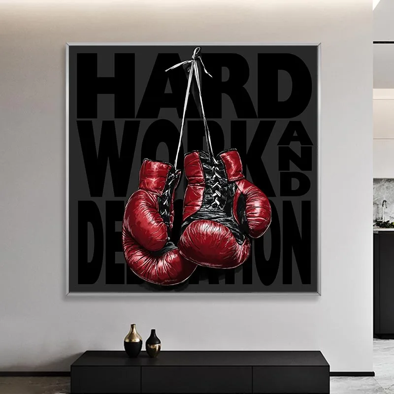 Hard Work Dedication Poster