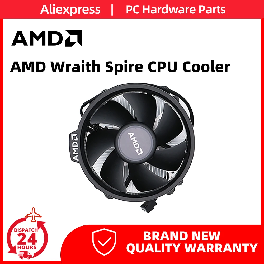 AMD-Original-Cooler-Wraith-Spire-or-Ryzen-3-Ryzen-5-AM4-CPU-Fan-For ...