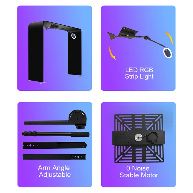 Overhead 360 Video Booth for Wedding Party Event Selfie 360 Photobooth ...