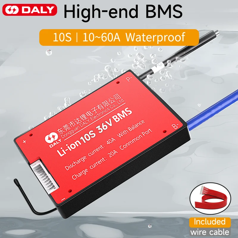 Daly BMS 10S 36v 15A 20A 30A 40A 50A 60A with temperature sensor ...