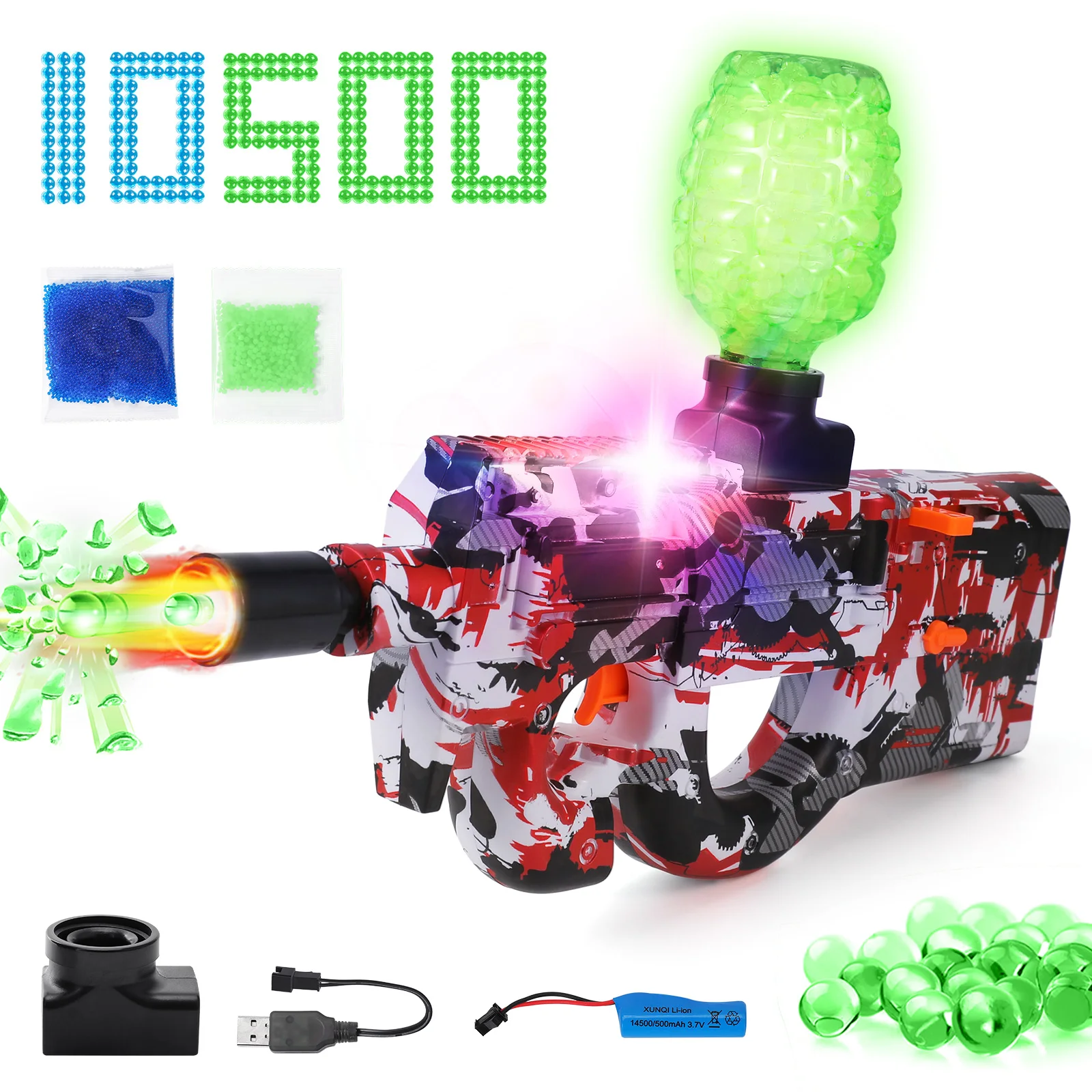 NEW-Electric-Luminescent-Water-Ball-Beads-Gun-Toys-for-Boys-Pistol ...