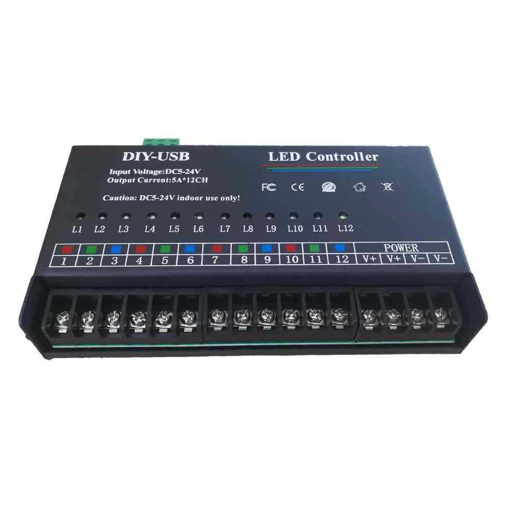 LED-Light-Programmable-Controller-USB-DIY-LED-Controller-DC-12V-24V ...