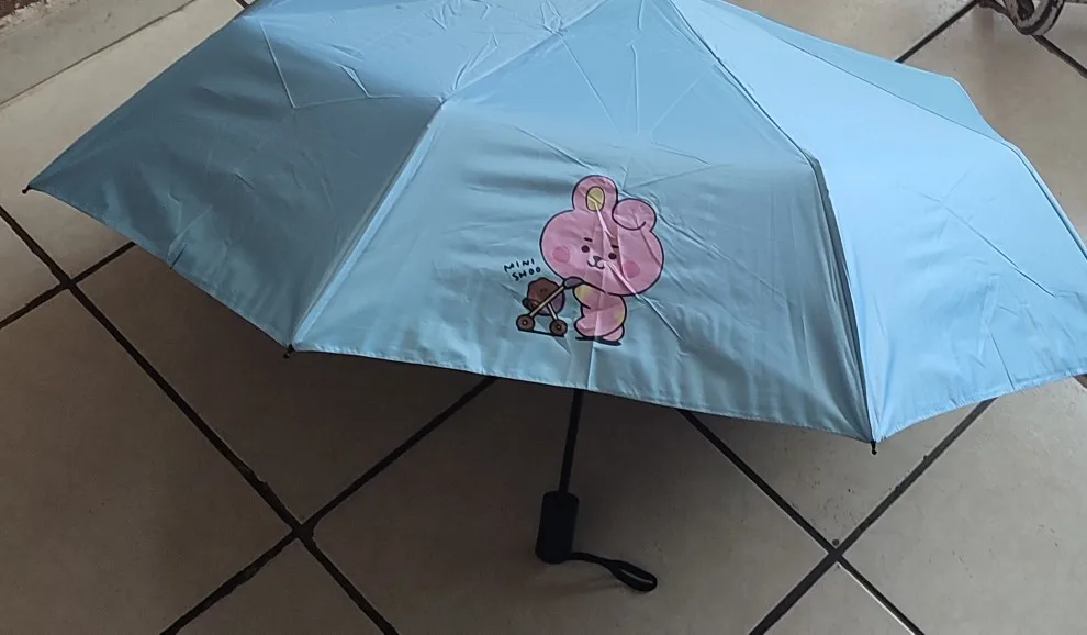 New Bt21 Fully Automatic Umbrella - BTS MERCH SHOP
