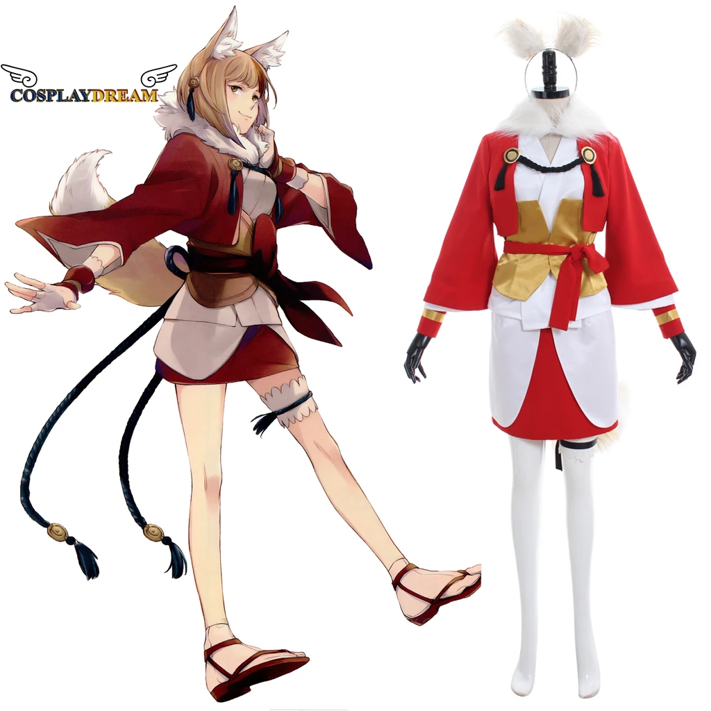 Fire-Emblem-Fates-Selkie-Kinu-Cosplay-Costume-with-Ears-Tail-Stage ...