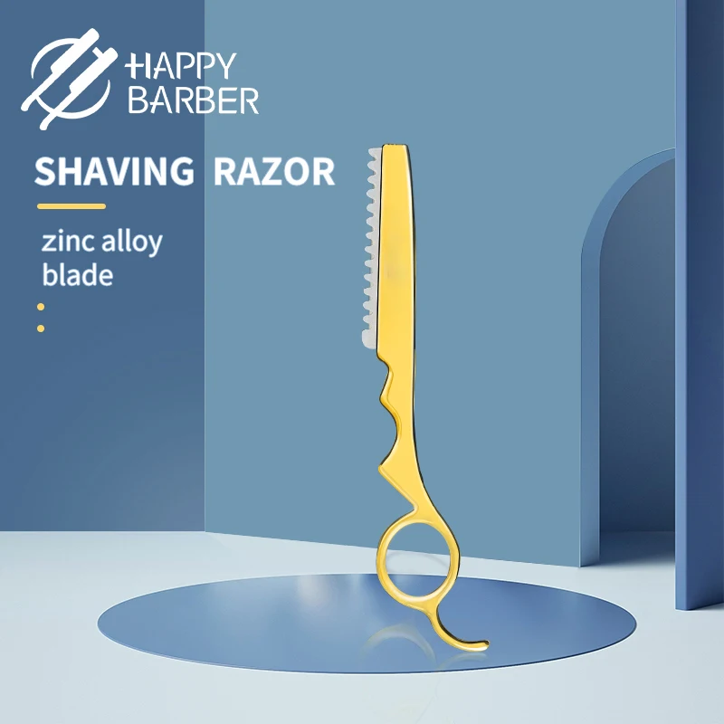 Happy-Barber-Razor-Professional-Barber-Thinning-Razor-Finger-Ring-Hair ...