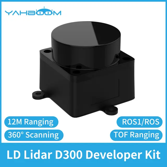 LD06 Lidar LD19 D300 Portable 360° DTOF Laser 3D Scanner 12M Range Support ROS ROS2 Raspberry Pi ...