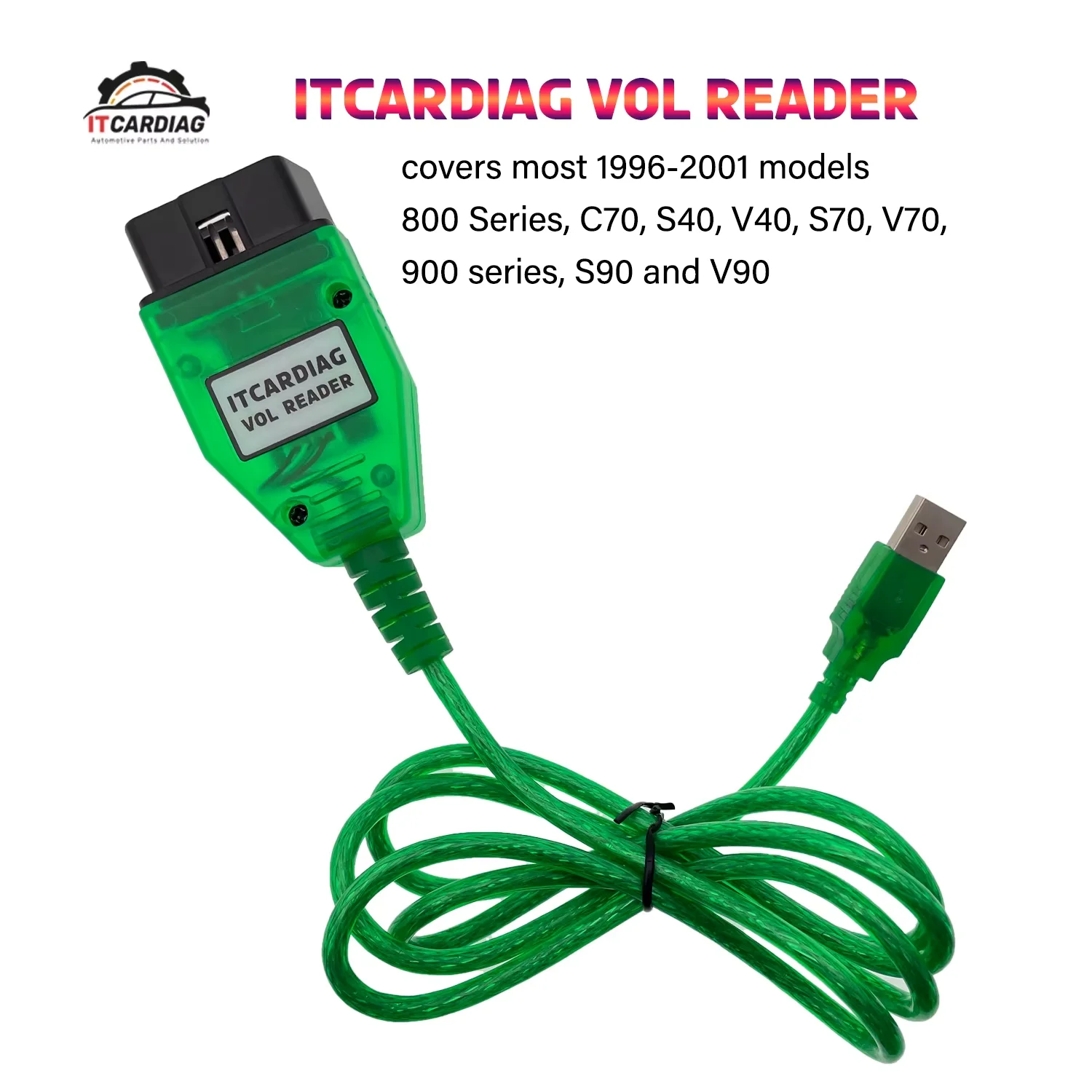 ITCARDIAG VOL Reader Code Scanner for Volvo C70 V40 S40 S70 V70 S90 V90 ...