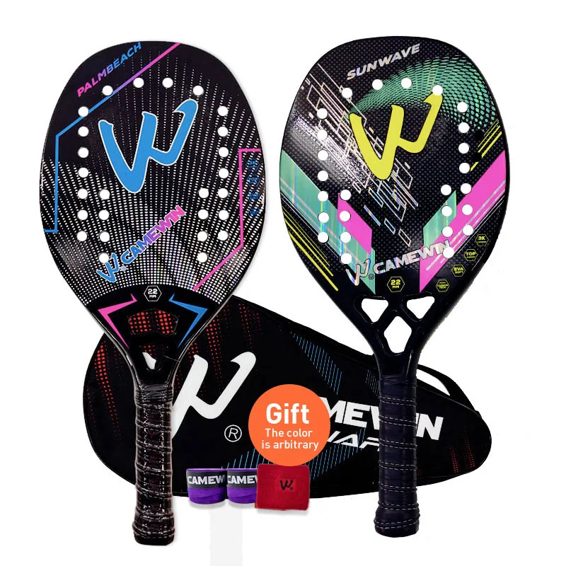Camewin-Beach-Tennis-Racket-Carbon-Fiber-Paddle-Racket-3K-shovel-Womem ...