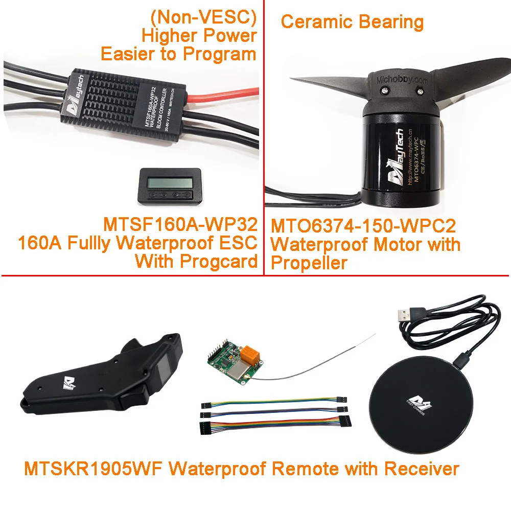 DIY-Efoil-Kit-Foil-SUP-Kayak-Assist-Kit-6374-150KV-Waterproof-Motor ...