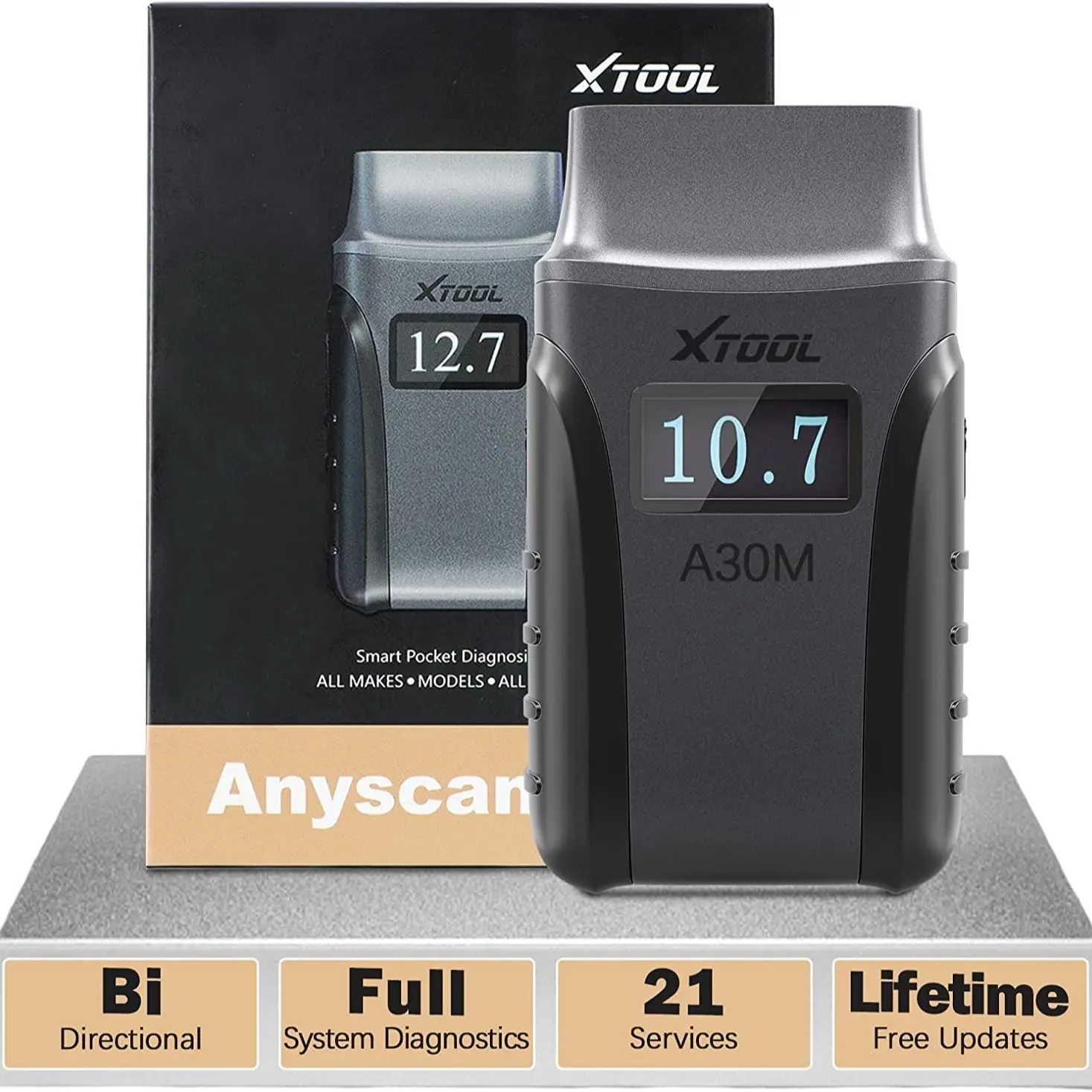 Xtool – Anyscan A30m Outil De Diagnostic Automatique De Voiture, Avec Bluetooth, Système Complet ...