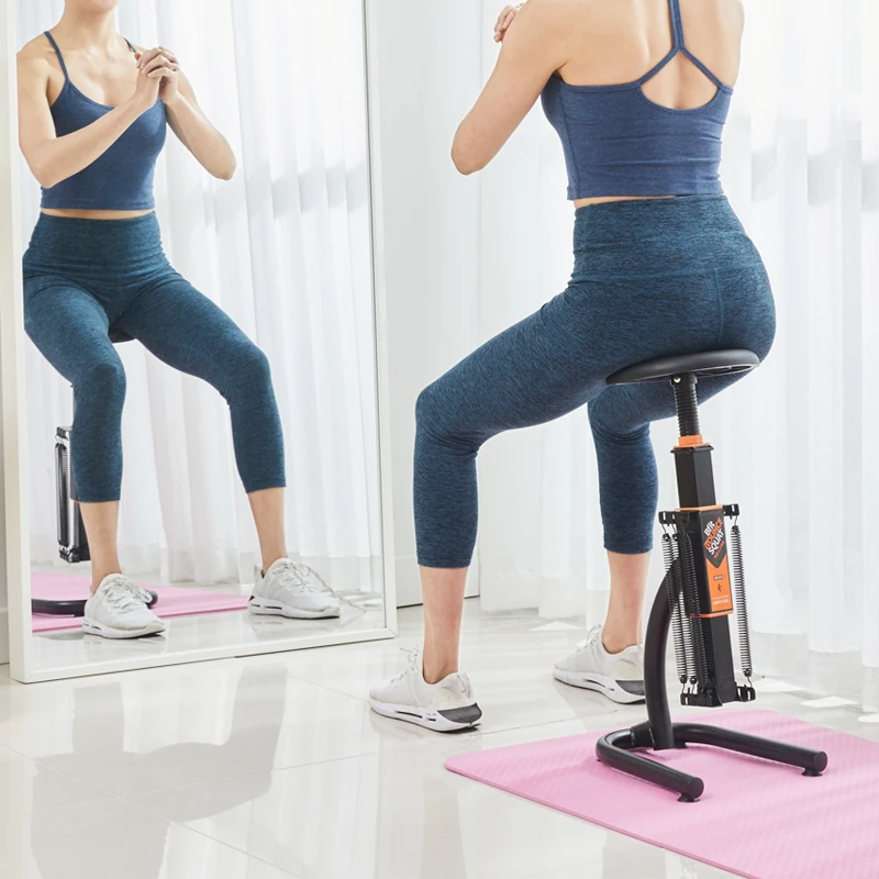 The-Right-posture-Squat-Machine-Not-Knee-Hurt-thigh-exercise-lower-body ...