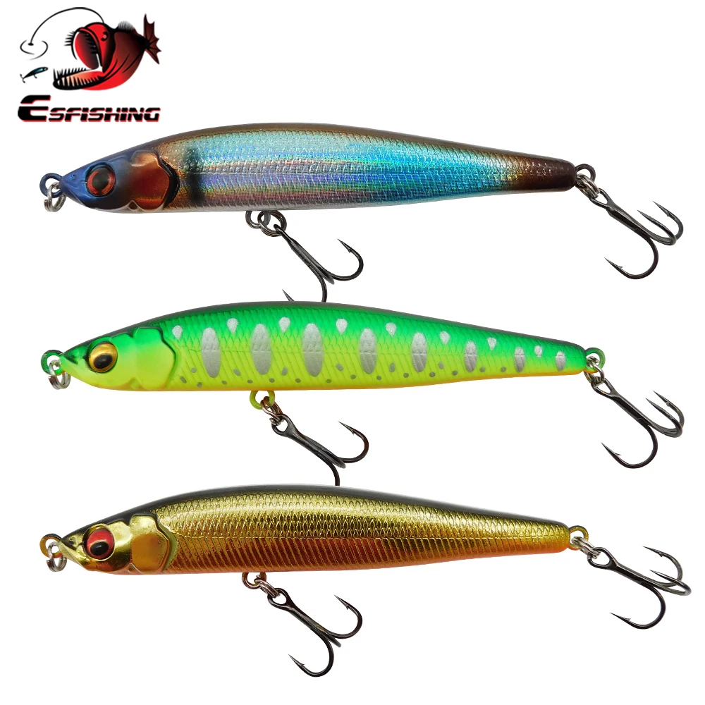 ESFISHING-SinKing-Lure-Hungry-Pencil-Minnow-85mm-15g-100mm-22g-lipless ...