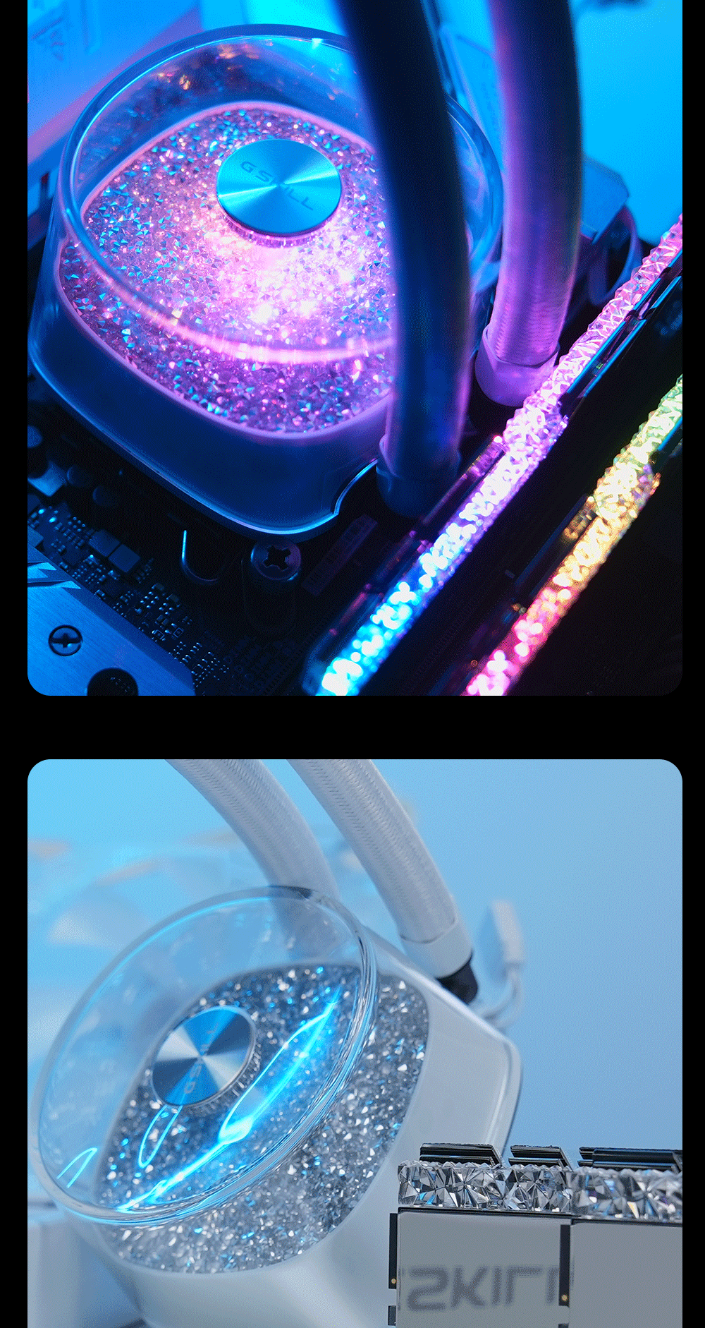 GSKILL ROYAL SHIELD 360 White 360mm AIO CPU Cooler - https://www ...