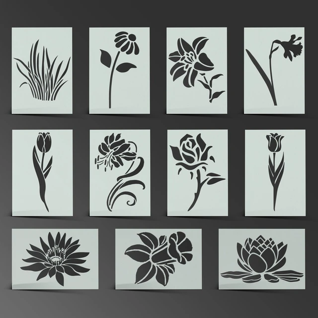 Daffodil Stencil