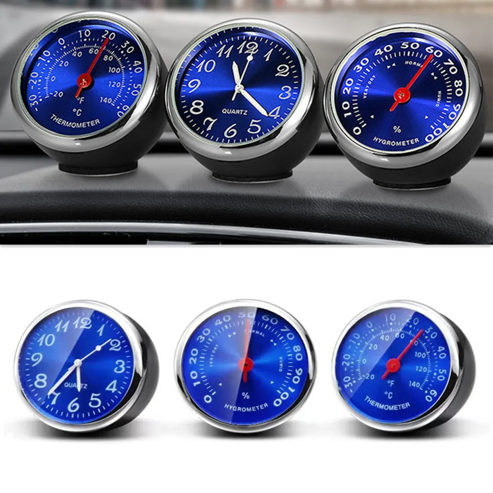 Car-Dashboard-Clocks-3-In-1-Thermometer-Hygrometer-Detachable-Quartz ...