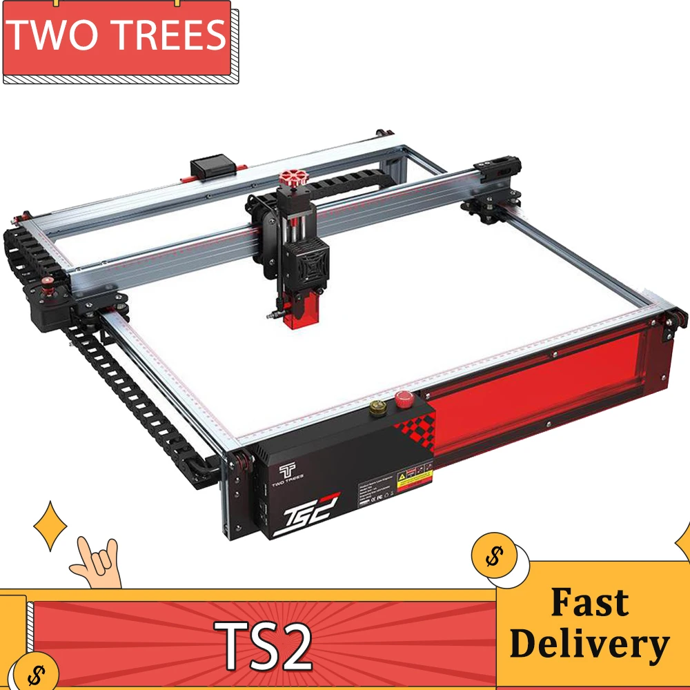 TWO-TREES-TS2-10W-Laser-Engraver-Cutter-Auto-Focus-32Bit-Mainboard-APP ...