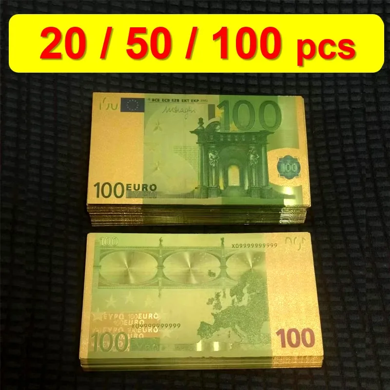 20-100pcs-Fake-Money-100-Euro-Plastic-Fake-Euro-Bill-European-Banknote ...