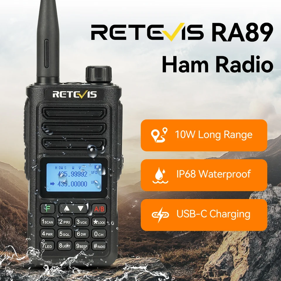 Retevis-RA89-10W-Walkie-Talkie-Long-Range-Communication-Radio-Walkie ...