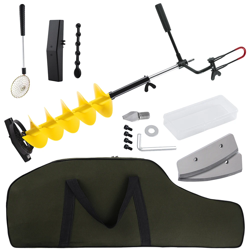 Ice Drill Auger 7" Diameter Nylon Ice Auger 41" Length Ice Auger Bit ...