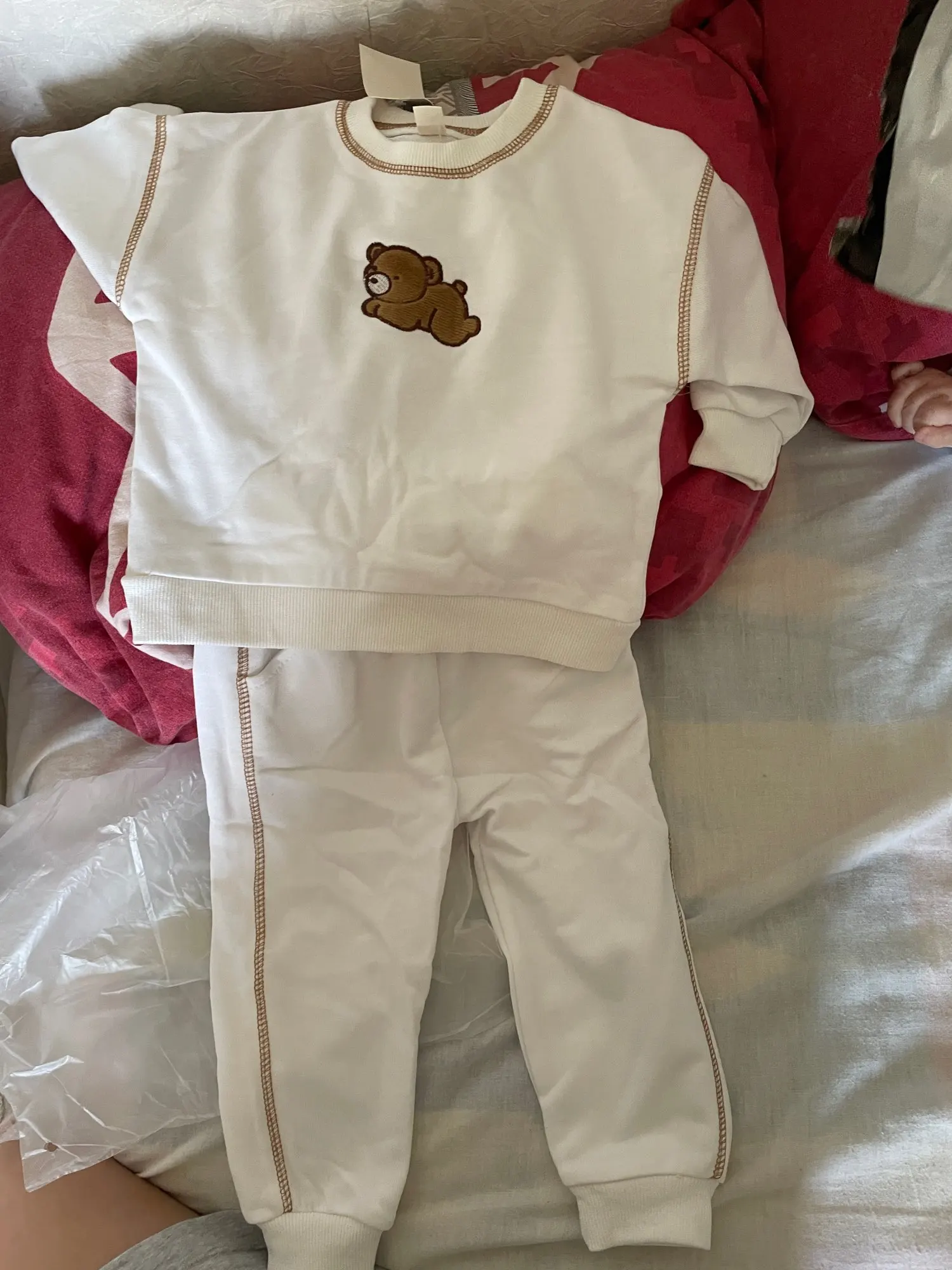 Cute Bear Matching Baby Tracksuit Set – Bambino House