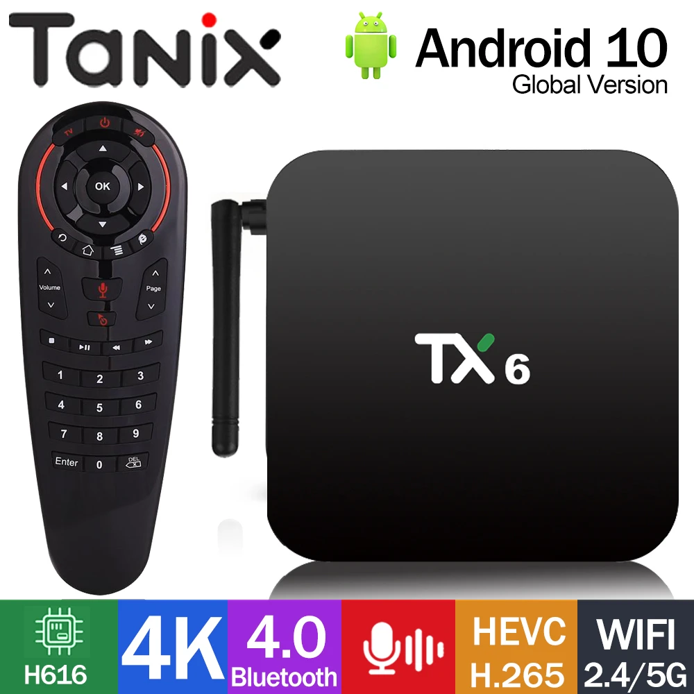 Tanix Tx6s Android 10.0 Smart Tv Box | Tanix Tx6s Smart Tv Box Android ...