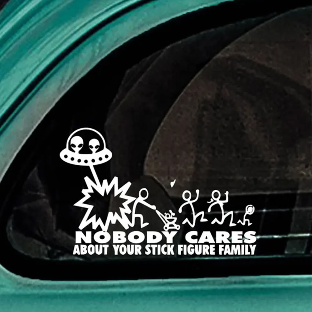 Alien Family Car Decals