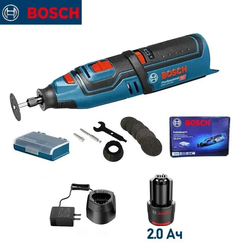 Bosch-GRO12V-35-Mini-Grinder-Machine-Variable-Speed-Cordless-Rotary ...