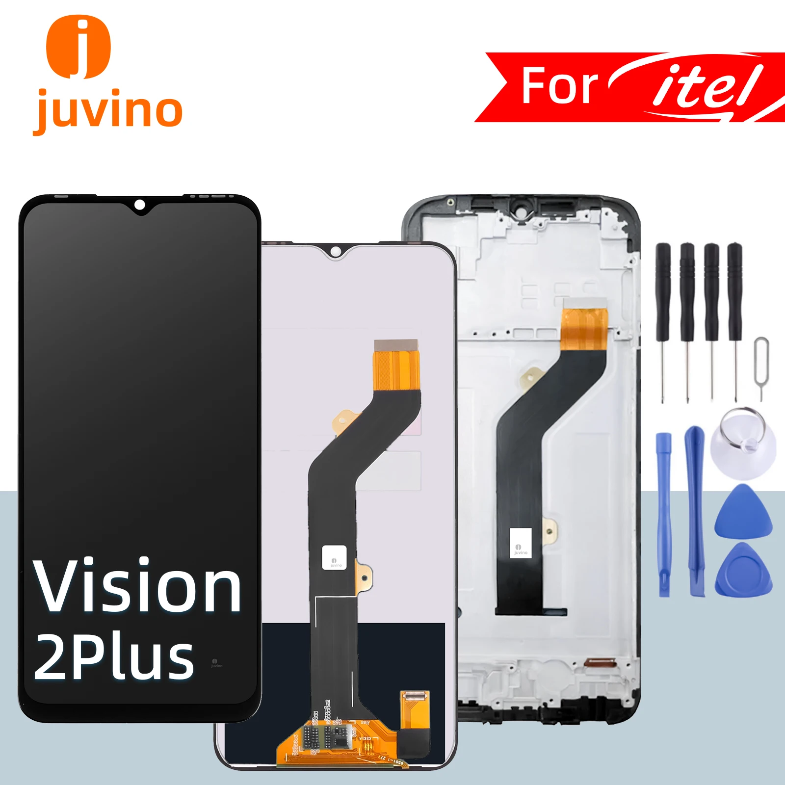Juvino-For-itel-Vision-2-Plus-LCD-Original-Display-Screen-and-Touch ...