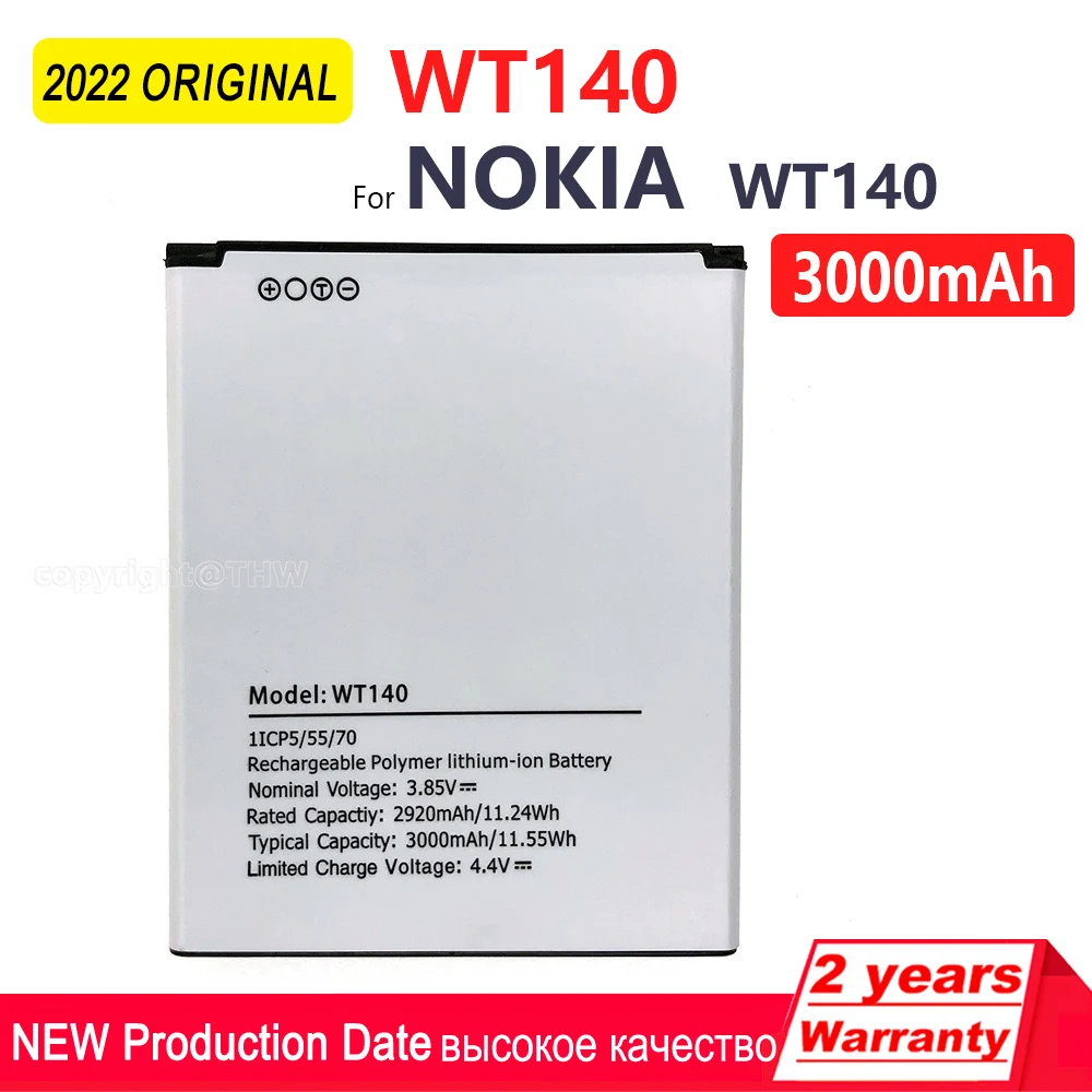 Аккумуляторная батарея WT140 3000 мАч для Nokia WT 140, аккумулятор для ...