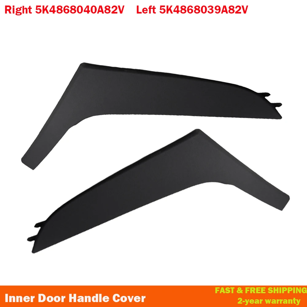 For Volkswagen Golf Mk6 2009 2013 Left Right Door Pull Handle Trim ...